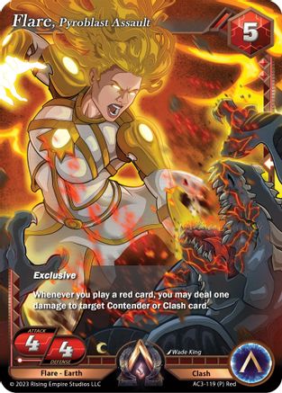 Flare, Pyroblast Assault (Team Covenant Promo) - Unrivaled - Alpha Clash