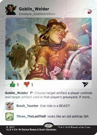 Goblin Welder (Rainbow Foil) - Secret Lair Drop Series - Magic: The ...