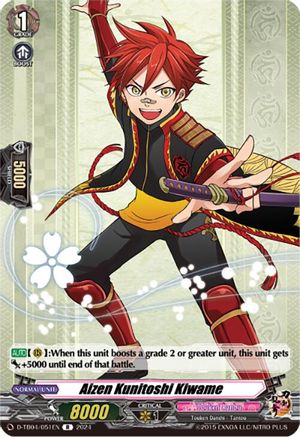 Aizen Kunitoshi Kiwame - D-TB04: Touken Ranbu ONLINE 2023 - Cardfight ...