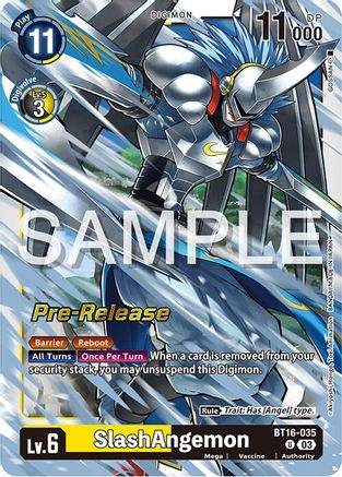 SlashAngemon - Beginning Observer Pre-Release Cards - Digimon Card Game