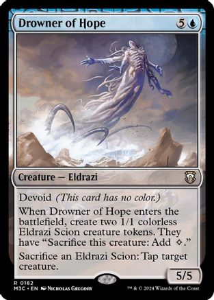 Drowner of Hope (Ripple Foil) - Commander: Modern Horizons 3 - Magic ...