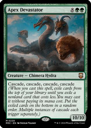 Apex Devastator (Ripple Foil) - Commander: Modern Horizons 3 - Magic ...
