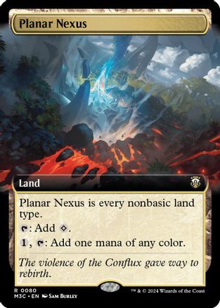 Planar Nexus (Extended Art) (Ripple Foil) - Commander: Modern Horizons ...