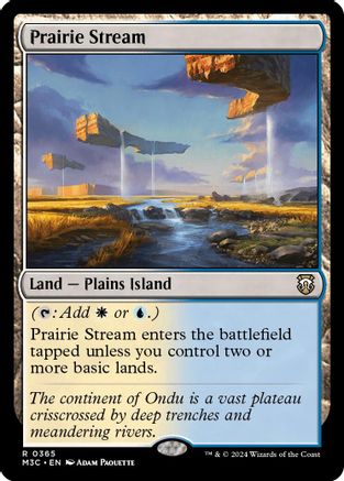 Prairie Stream (Ripple Foil) - Commander: Modern Horizons 3 - Magic ...