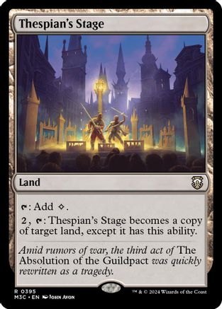 Thespian's Stage (Ripple Foil) - Commander: Modern Horizons 3 - Magic ...