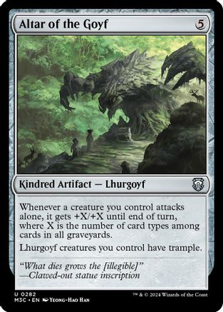 Altar of the Goyf (Ripple Foil) - Commander: Modern Horizons 3 - Magic ...