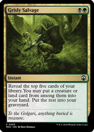 Grisly Salvage (Ripple Foil) - Commander: Modern Horizons 3 - Magic ...