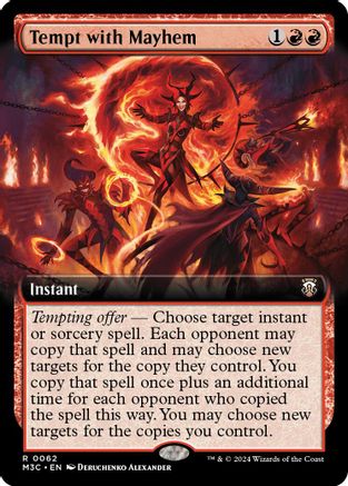 Tempt with Mayhem (Extended Art) - Commander: Modern Horizons 3 - Magic ...