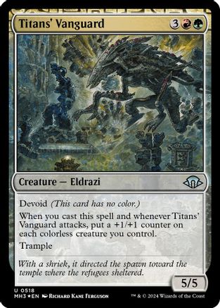 Titans' Vanguard (Ripple Foil) - Modern Horizons 3 - Magic: The Gathering
