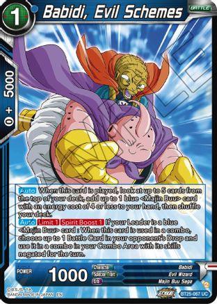 Babidi, Evil Schemes - Legend of the Dragon Balls - Dragon Ball Super ...