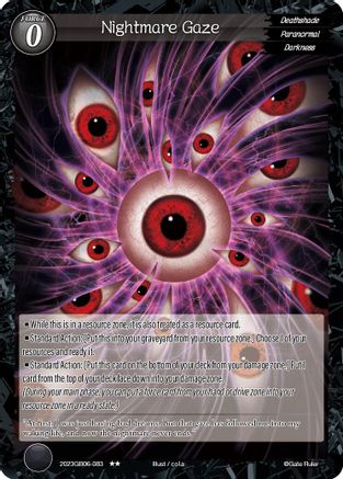 Nightmare Gaze - The Demonic & the Divine - Gate Ruler