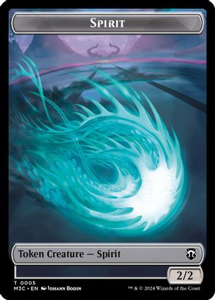 Spirit (Ripple Foil) // Eldrazi Double-Sided Token - Commander: Modern ...