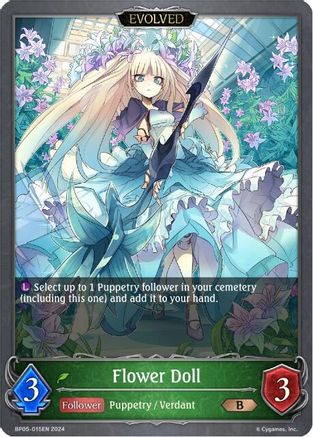 Flower Doll (Evolved) - BP05: Omens Eternal - Shadowverse: Evolve