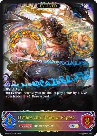 Marwynn, Omen of Repose (Evolved) (SL) - BP05: Omens Eternal - Shadowverse: Evolve