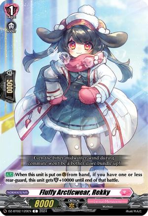 Fluffy Arcticwear, Rekky - Illusionless Strife - Cardfight Vanguard