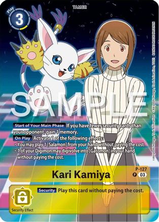 Kari Kamiya - P-127 (Digimon Adventure 02: The Beginning Set) - Digimon ...