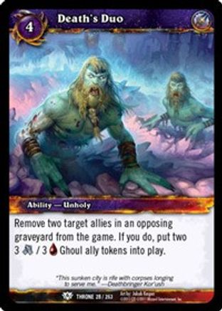 Death's Duo - Throne of the Tides - WoW