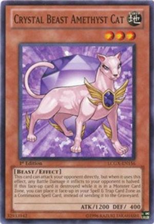 Crystal Beast Amethyst Cat - Legendary Collection 2 - YuGiOh