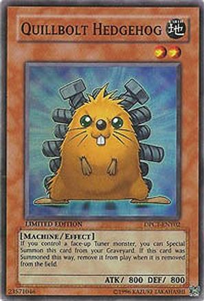 Quillbolt Hedgehog - 2010 Duelist Pack Collection Tin - YuGiOh
