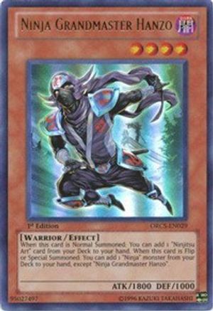 Ninja Grandmaster Hanzo - Order of Chaos - YuGiOh