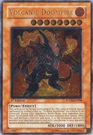 Volcanic Doomfire (UTR) - Force of the Breaker - YuGiOh