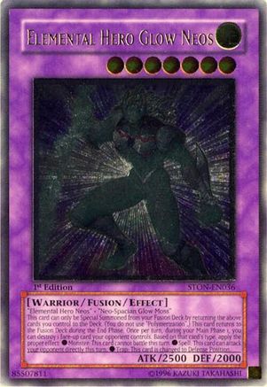Elemental Hero Glow Neos (UTR) - Strike of Neos - YuGiOh