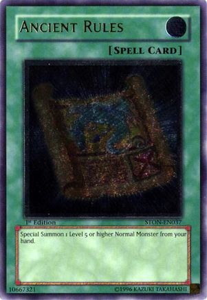 Ancient Rules (UTR) - Strike of Neos - YuGiOh