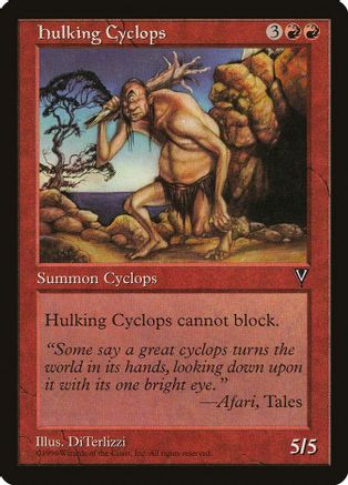 Hulking Cyclops - Visions - Magic: The Gathering