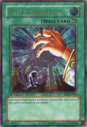 Spell Absorption (UTR) - Flaming Eternity - YuGiOh