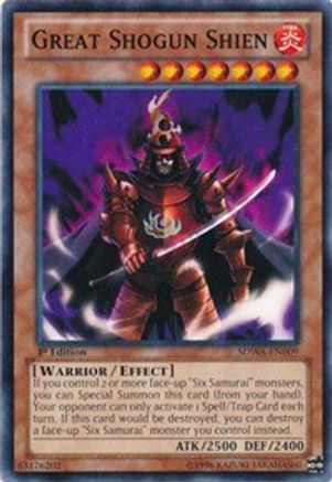 Great Shogun Shien - Structure Deck: Samurai Warlords - YuGiOh