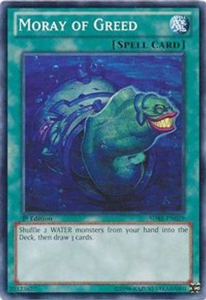 Moray of Greed - Structure Deck: Realm of the Sea Emperor - YuGiOh