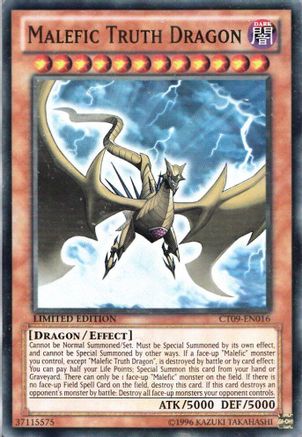 Malefic Truth Dragon - 2012 Collectors Tin - YuGiOh