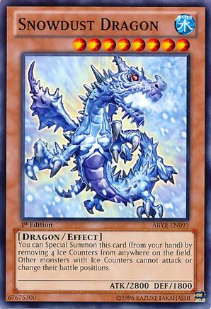 Snowdust Dragon - Abyss Rising - YuGiOh