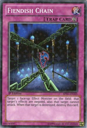 Fiendish Chain (Starfoil) - Battle Pack: Epic Dawn - YuGiOh