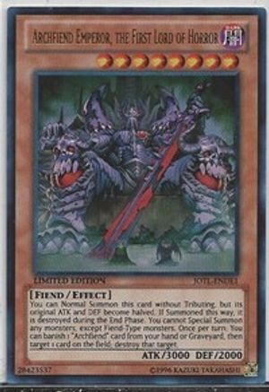 Archfiend Emperor, the First Lord of Horror - Judgment of the Light ...