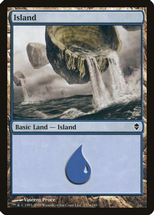 Island (237a) - Zendikar - Magic: The Gathering