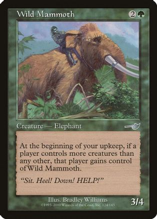 Wild Mammoth - Nemesis - Magic: The Gathering
