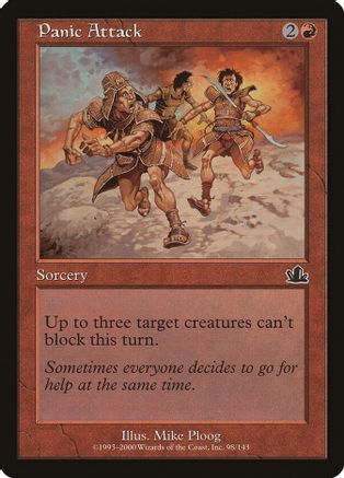 Panic Attack - Prophecy - Magic: The Gathering