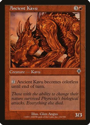 Ancient Kavu - Invasion - Magic: The Gathering