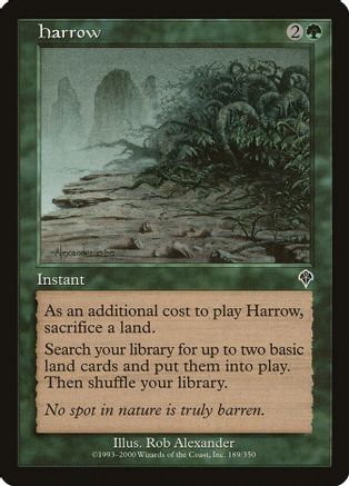 Harrow - Invasion - Magic: The Gathering