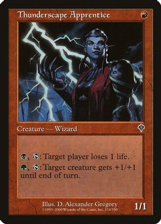 Thunderscape Apprentice - Invasion - Magic: The Gathering