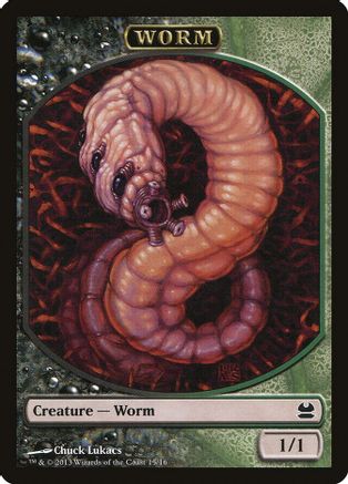 Worm Token - Modern Masters - Magic: The Gathering