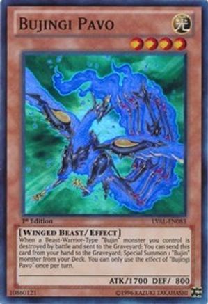 Bujingi Pavo - Legacy of the Valiant - YuGiOh