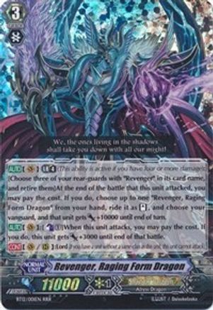 Revenger, Raging Form Dragon - Binding Force of the Black Rings - Cardfight Vanguard