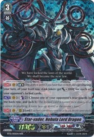 Star-vader, Nebula Lord Dragon - Binding Force of the Black Rings - Cardfight Vanguard