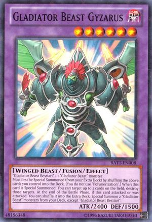 Gladiator Beast Gyzarus (Starfoil) - Battle Pack Tournament Prize Cards ...