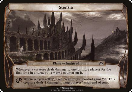 Stensia (Planechase 2012) - Oversize Cards - Magic: The Gathering