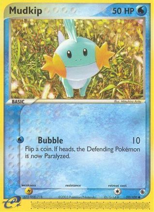 Mudkip - 59/109 - Ruby and Sapphire - Pokemon