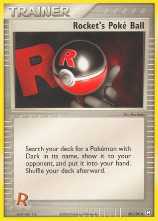 Rocket's Poke Ball - Team Rocket Returns - Pokemon