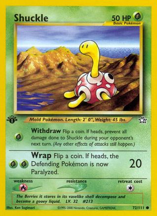 Shuckle - Neo Genesis - Pokemon